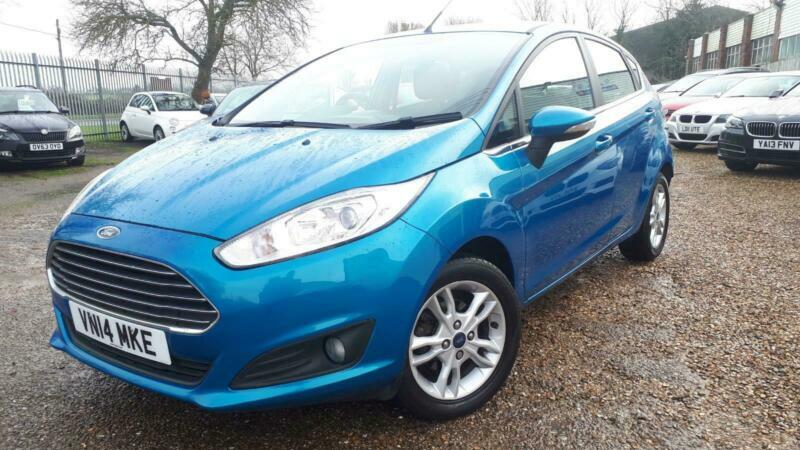 2014 Ford Fiesta 1.25 zetec 5 door candy blue £30 TAX! | in Bury St ...