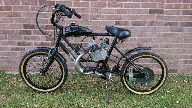 Custom built 80cc motorised bike with vintage look | in Poole, Dorset ...