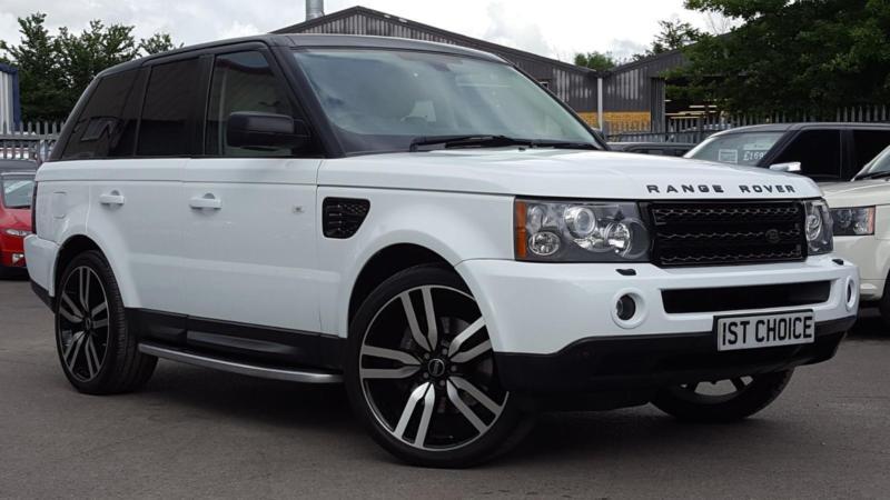 2008 LAND ROVER RANGE ROVER SPORT TDV6 SPORT HSE STUNNING WHITE 22 INCH ...