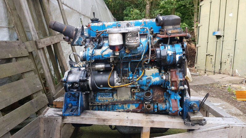 BMC / Leyland 3.8litre 65HP Nuffield tractor / boat Diesel Engine | in ...
