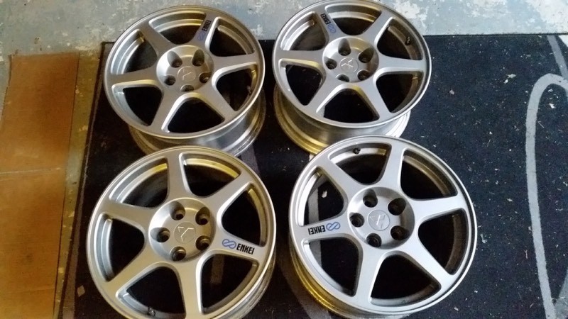 Evo 8 Enkei Wheels 5x114.3 Civic Ep3 | in Brandon, Suffolk | Gumtree
