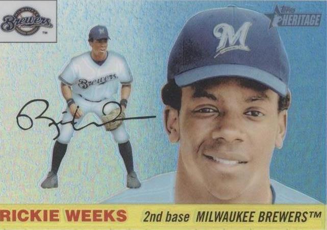 2004 Topps Heritage - Chrome Rickie Weeks #THC60 Refractor /555 for ...