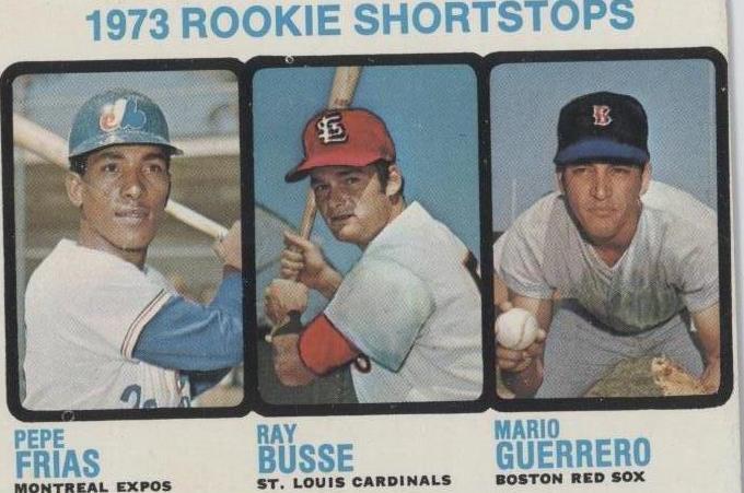 1973 Topps - High # #607 Pepe Frias, Mario Guerrero, Ray Busse (RC) for ...