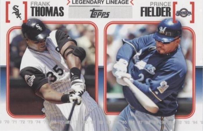 2010 Topps - Legendary Lineage Frank Thomas, Prince Fielder #LL20 for ...
