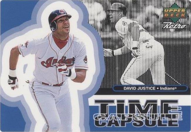 1998 Upper Deck Retro - Time Capsule #TC9 David Justice for sale online ...