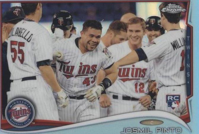 2014 Topps Chrome - Josmil Pinto #24 Blue Refractor /199 (RC) for sale ...
