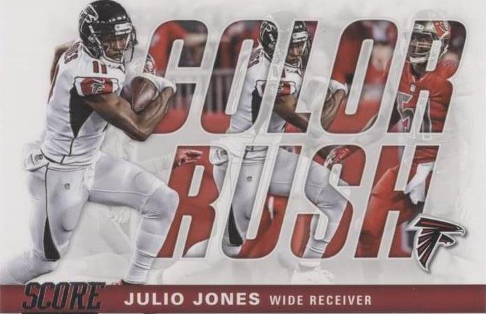 2017 Score - Color Rush Julio Jones #9 for sale online | eBay