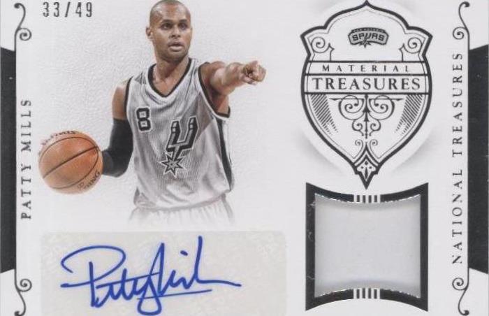 2014-15 Panini National Treasures - Material Treasures Signatures #MTS ...