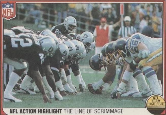 1983 Fleer NFL Team Action - NFL Action Highlight #88 Los Angeles Rams ...