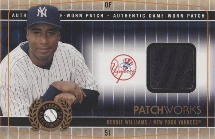 2005 Fleer Patchworks - Patchworks Patches #PW-BW Bernie Williams /99 ...