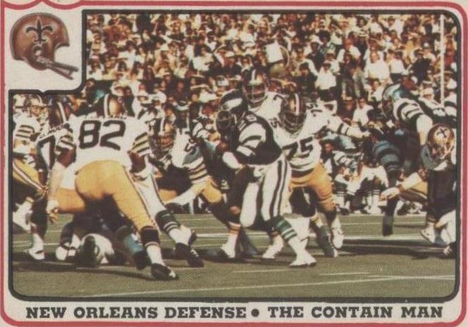 1976 Fleer Team Action Stickers - New Orleans Saints #46 for sale ...