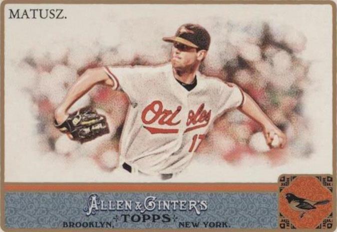 2011 Topps Allen & Ginter's - Brian Matusz #317 Glossy /999 for sale ...
