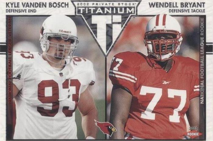 2002 Private Stock Titanium - Red #103 Kyle Vanden Bosch, Wendell ...