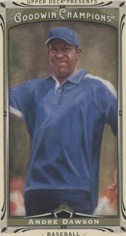 2013 Upper Deck Goodwin Champions - Mini #22 Andre Dawson for sale ...