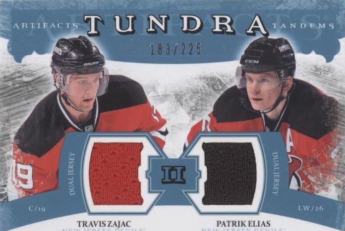 2011-12 Upper Deck Artifacts - Tundra Tandems Dual Jerseys Patrik Elias ...