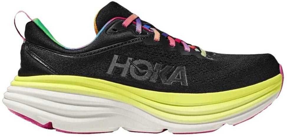 Size 11 - Hoka One One Bondi 8 Black Rainbow for sale online | eBay