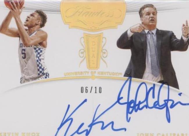 2018-19 Panini Flawless Collegiate - Flawless Dual Signatures Kevin ...