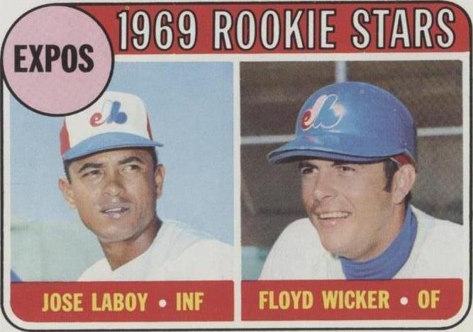 1969 Topps - High # #524 Jose Laboy, Floyd Wicker (RC) for sale online ...
