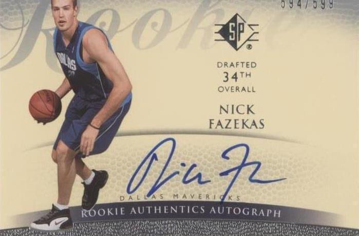 2007-08 SP Authentic - Rookie Authentics Autograph Nick Fazekas #139 ...