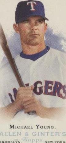 2006 Topps Allen & Ginter's - Michael Young #215 Mini Allen & Ginter ...