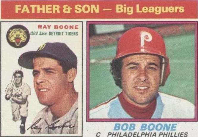 1976 Topps - Father & Son #67 Bob Boone, Ray Boone for sale online | eBay