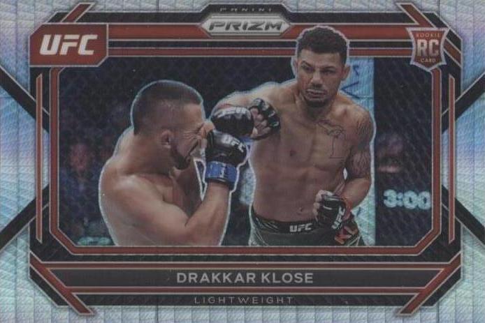 2023 Panini Prizm UFC - Drakkar Klose #100 Hyper Prizm (RC) for sale ...