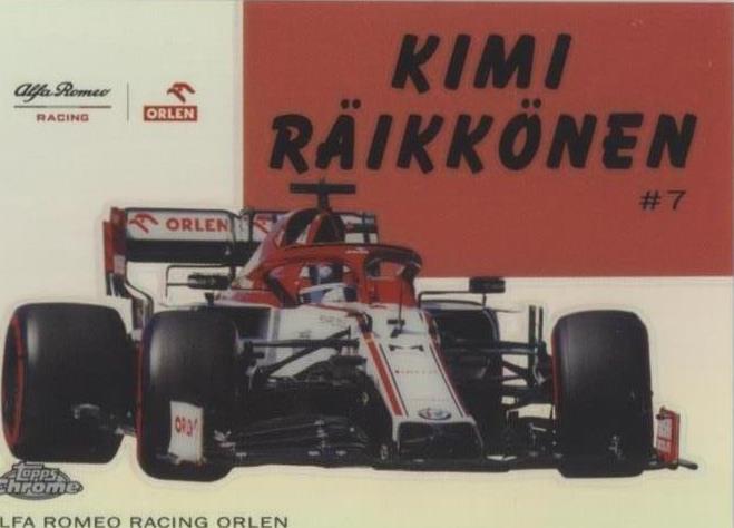2020 Topps Chrome Formula 1 - 1954 World on Wheels #54W-12 Kimi Raikkonen for sale online | eBay