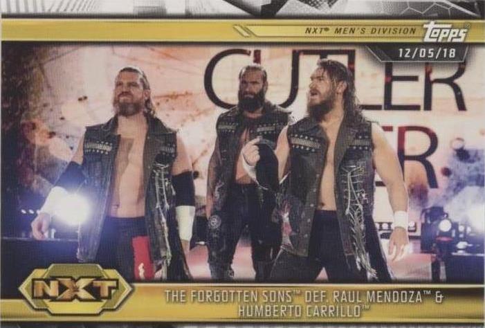 2019 Topps WWE NXT - Humberto Carrillo, Raul Mendoza, The Forgotten ...