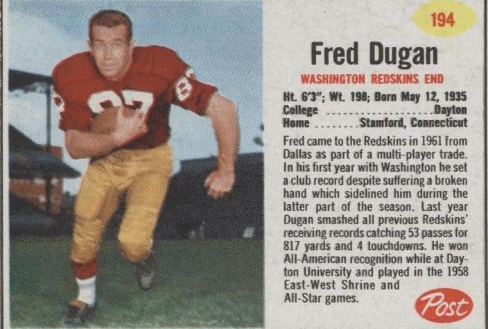 1962 Post - #194 Fred Dugan for sale online | eBay