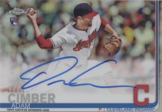 2019 Topps Chrome - Rookie Autographs Adam Cimber #RA-AC Refractor /499 ...