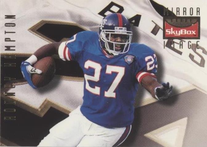 1995 Skybox Premium - Mirror Image Rodney Hampton, Mario Bates #157 for ...
