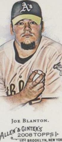 2008 Topps Allen & Ginter's - Joe Blanton #229 Mini Allen & Ginter Back ...