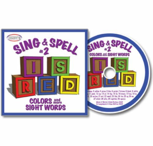 Sing and Spell Colors and more Sight Words by Heidi Butkus (Compact ...
