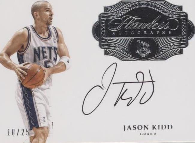 2016-17 Panini Flawless - Flawless Autographs #FA-JK Jason Kidd /25 (AU ...