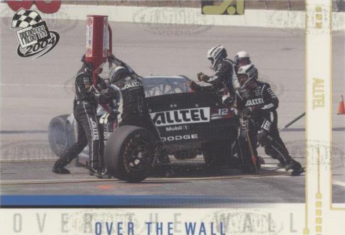 2004 Press Pass - Over The Wall Platinum #P67 Ryan Newman, Dennis Terry ...