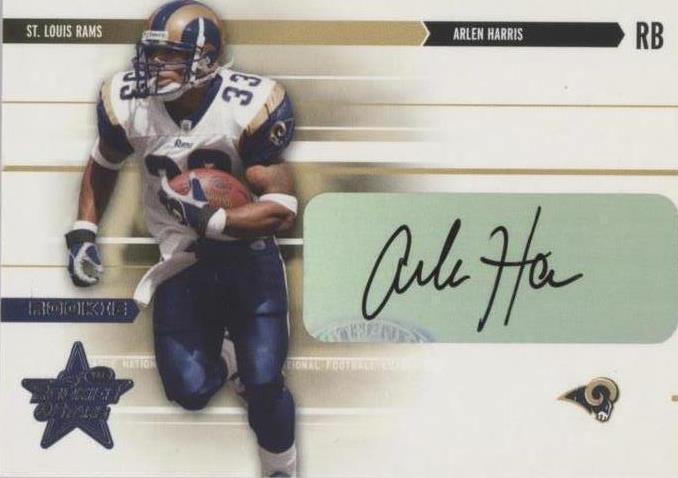 2003 Leaf Rookies & Stars - Rookie Arlen Harris #227 Rookie Autographs ...