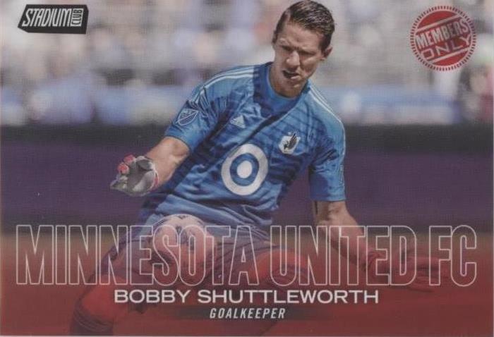 2018 Topps Stadium Club MLS - Members Only #39 Bobby Shuttleworth /50 ...