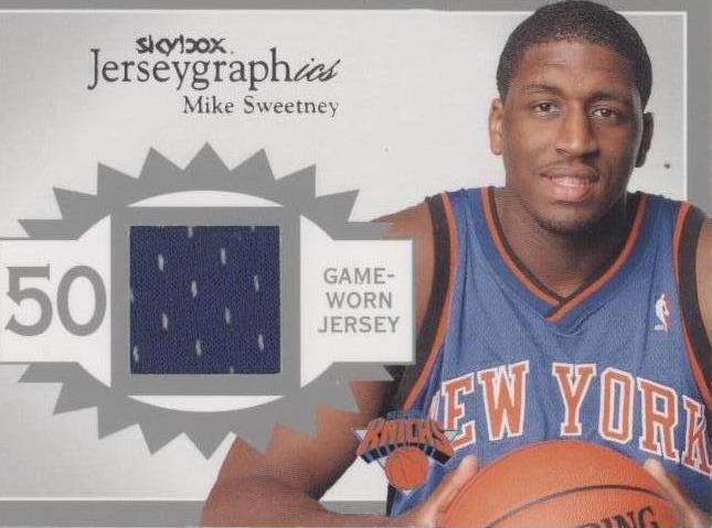 2003-04 Skybox Autographics - Jerseygraphics Mike Sweetney #J-MS Silver ...