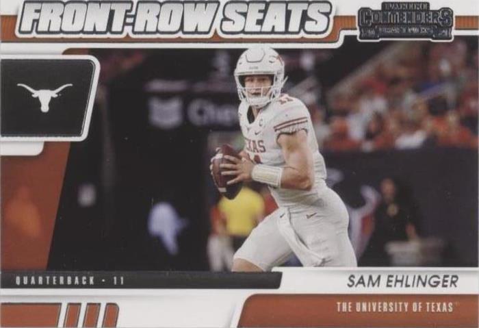 2021 Panini Contenders Draft Picks - Front Row Seats Sam Ehlinger #20 ...