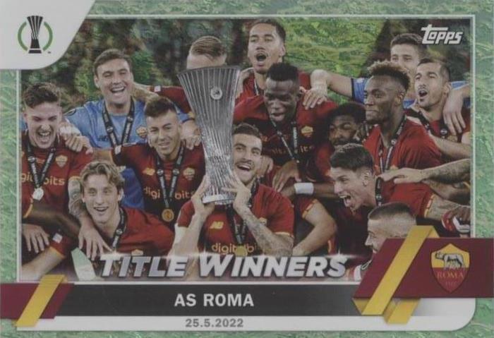 2022-23 Topps Jade Edition UEFA Club Competitions - Title Winners AS ...