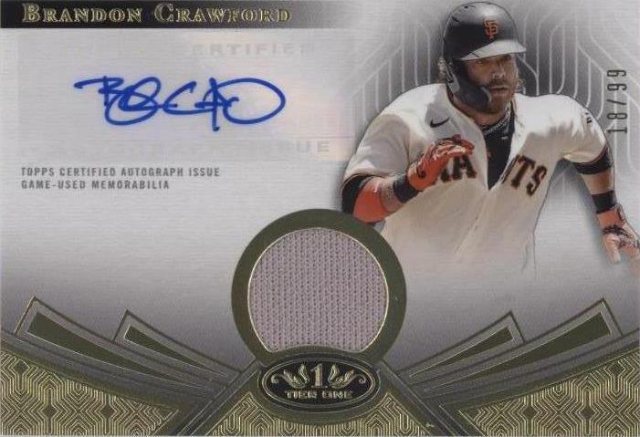 2023 Topps Tier One - Tier One Autographed Relics #T1AR-BC Brandon ...