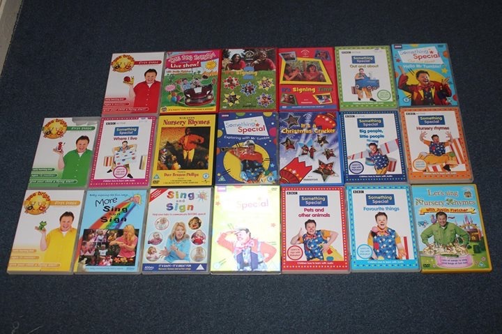 20 special needs DVD's! Mr tumble, singing hands, something special ...