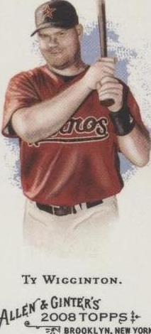 2008 Topps Allen & Ginter's - Ty Wigginton #341 Mini Allen & Ginter ...