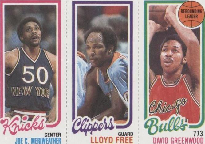 1980-81 Topps - World B. Free, Dave Greenwood, Joe Meriweather #42-218 ...