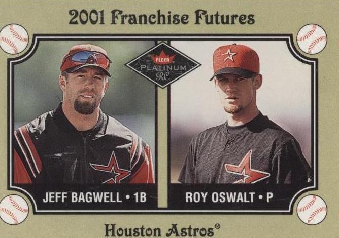 2001 Fleer Platinum - Franchise Futures Jeff Bagwell, Roy Oswalt #466 ...