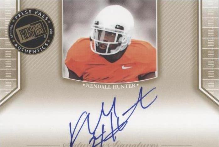 2011 Press Pass Legends - Saturday Signatures #SS-KH Kendall Hunter (AU ...