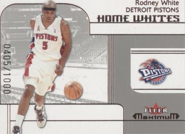2001-02 Fleer Maximum - Home Whites #188 Rodney White /1000 for sale ...