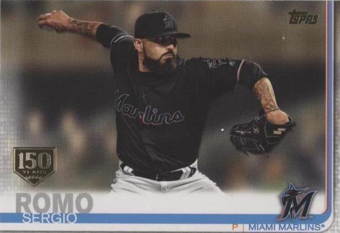 2019 Topps Update Series - Sergio Romo #US164 150th Anniversary for ...