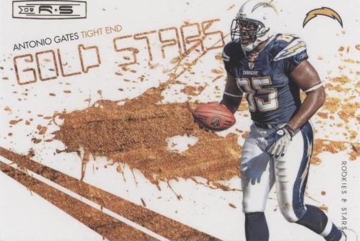 2009 Donruss Rookies & Stars - Gold Stars Gold #14 Antonio Gates /500 ...