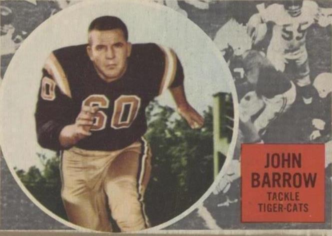 1960 Topps CFL - John Barrow #31 (RC) for sale online | eBay